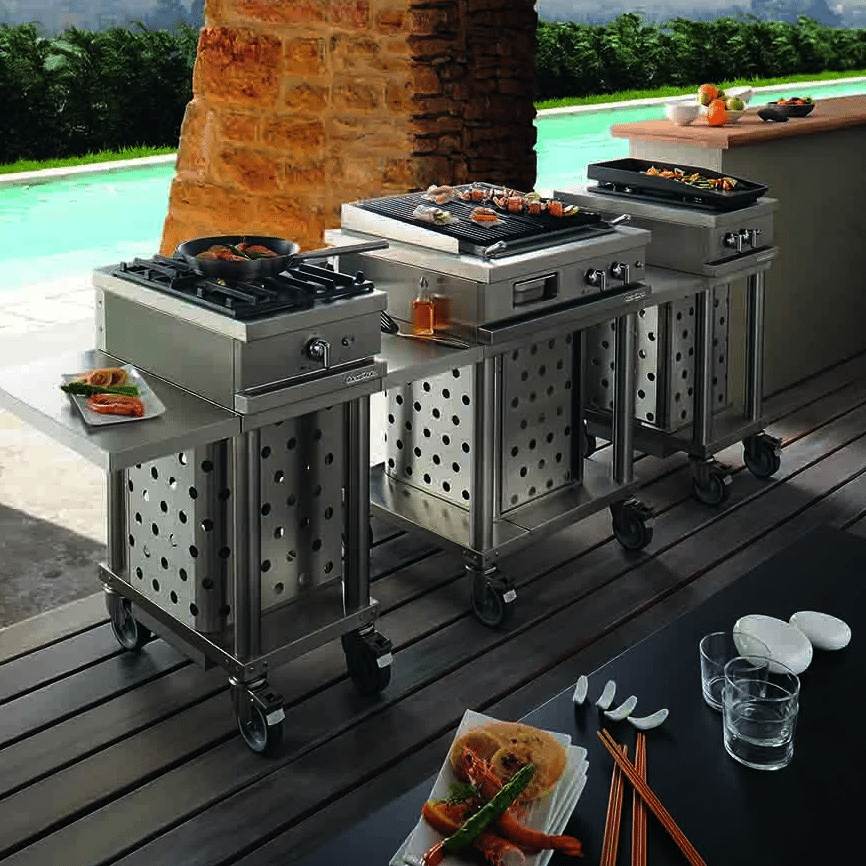 Lacanche Open’Cook 3 Burner Mobile Hob Module | Robeys